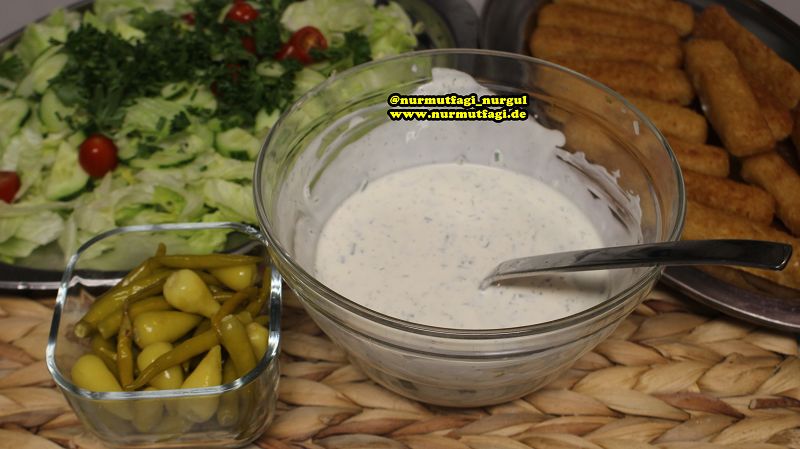 Fishmac sosu Balik Burger yogurt sosu – Nur Mutfağı