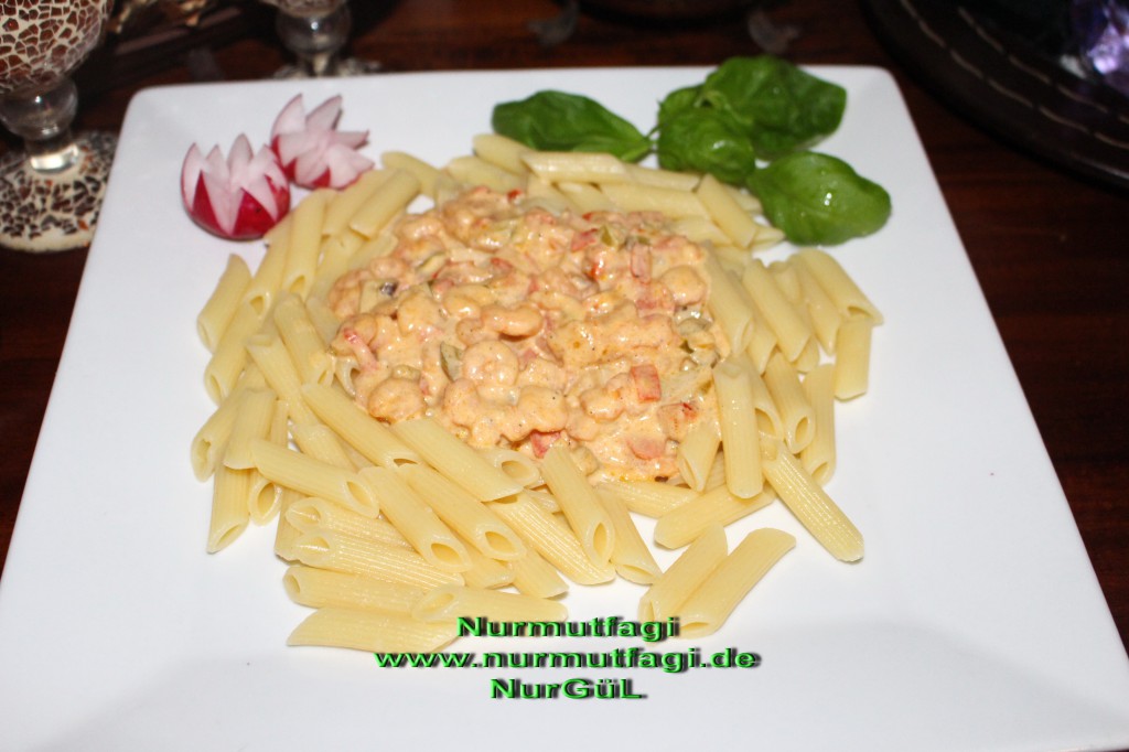 Kremali Mini Karides Scampi Garnelen tarifi – Nur Mutfağı