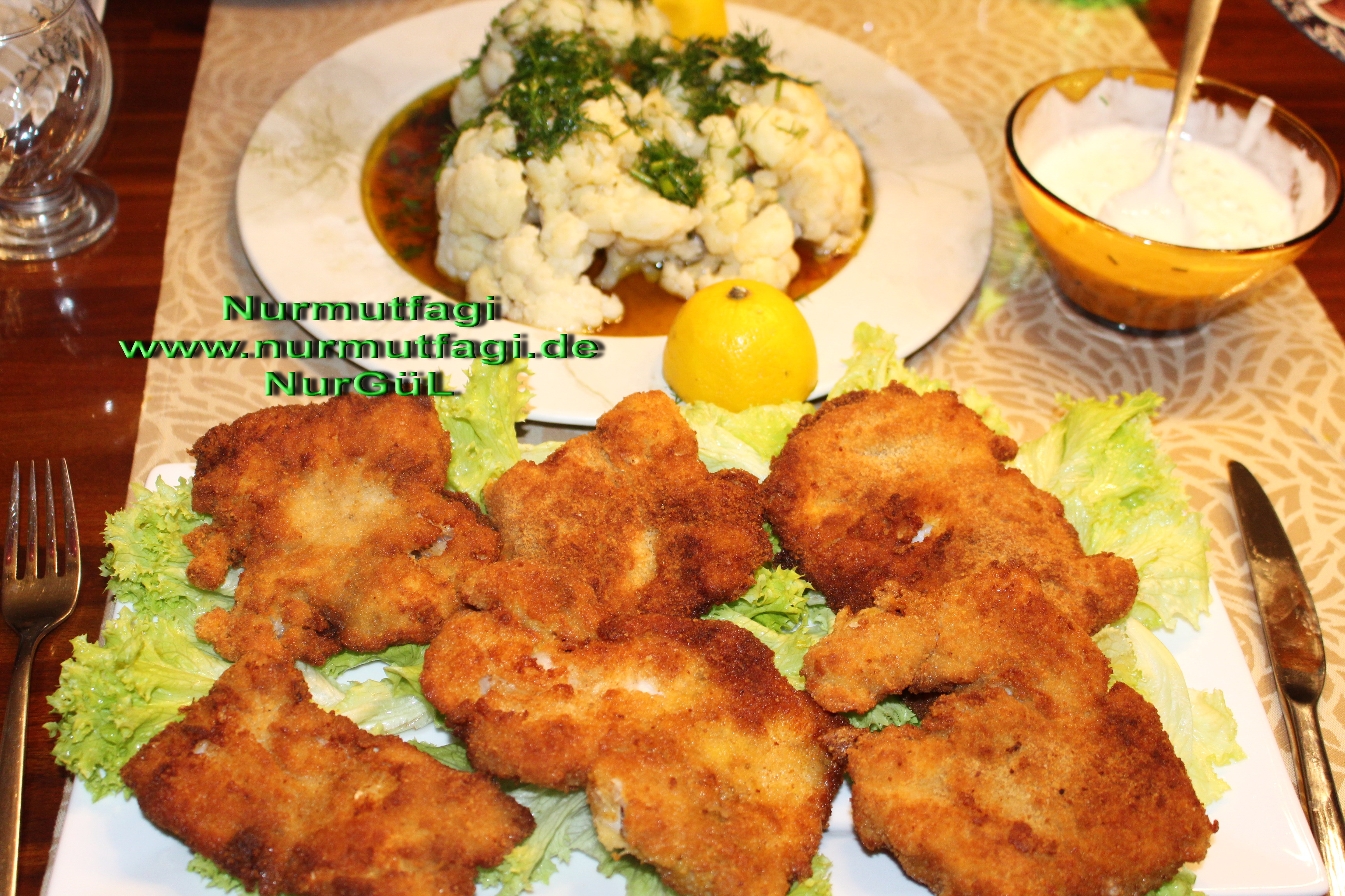 Mısır ununda Balık Fileto ve mini karides kızartması – Nur Mutfağı