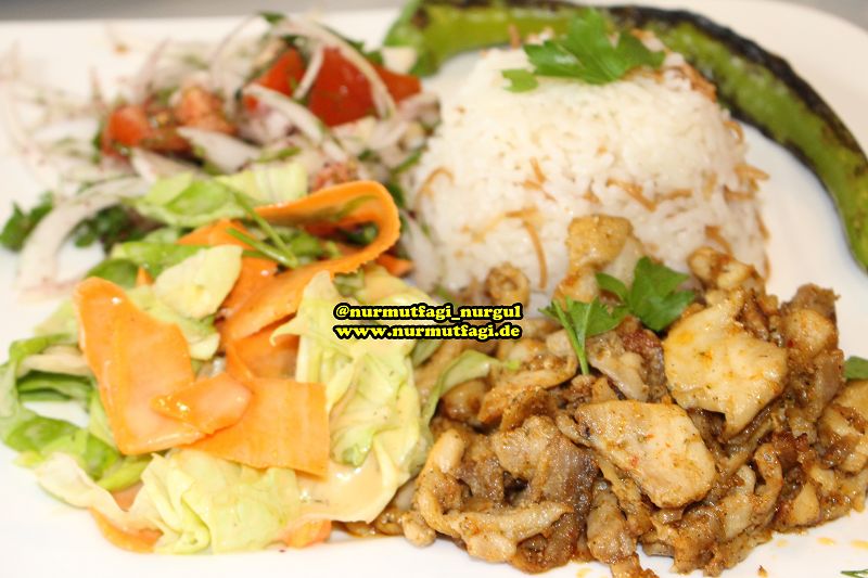 Döner Tabagi tarifi, Pilav üstü Tavuk Döner nasil yapilir tarifi – Nur ...
