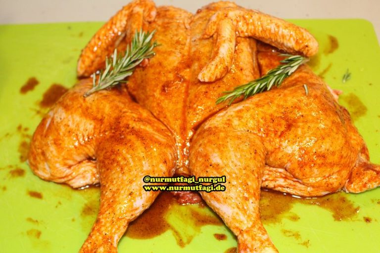 Firinda Soslu Tavuk tarifi, Nar gibi kizarmis ici sulu disi citir bütün ...